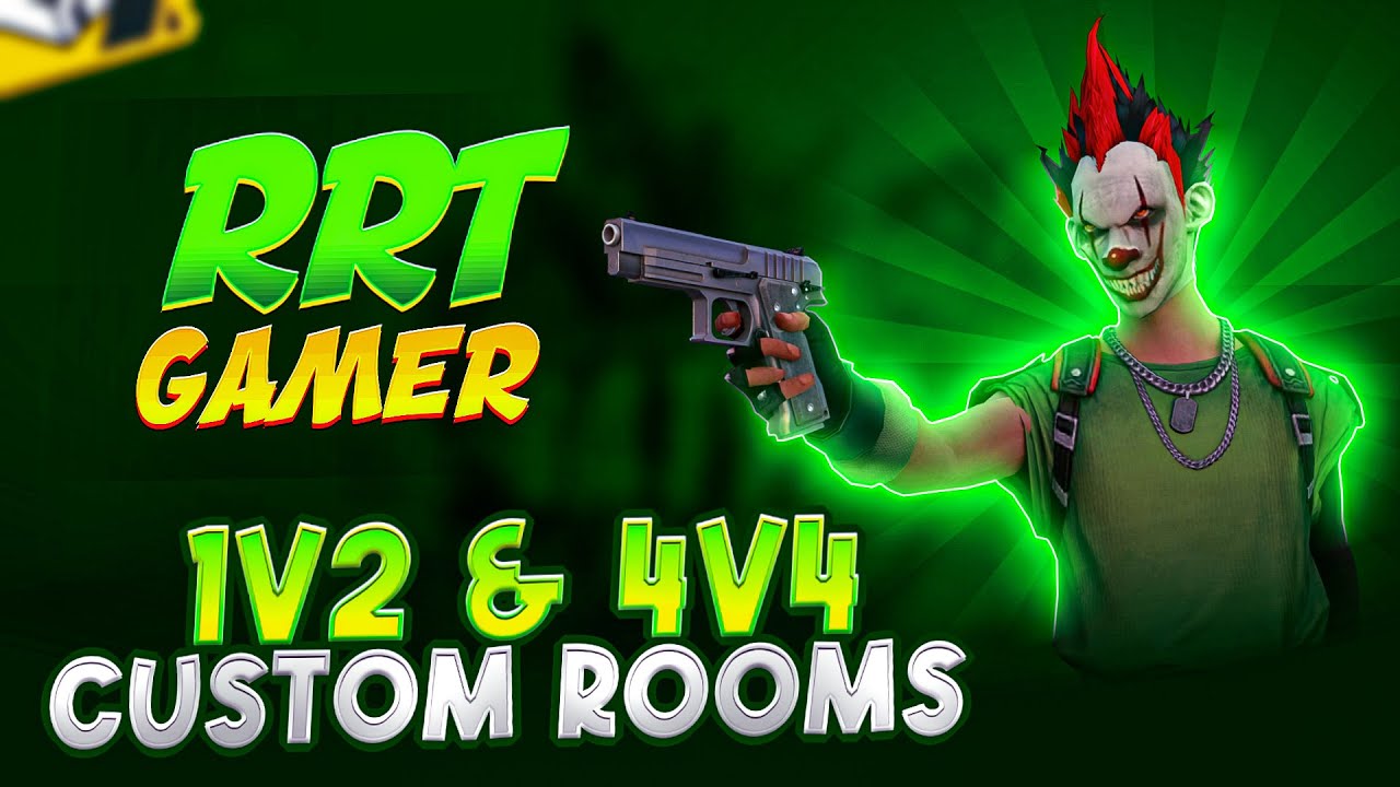 UNLIMITED CUSTOMS ROOMS FREE FIRE LIVE IN TELUGU RRT GAMER IS ON LIVE # ...