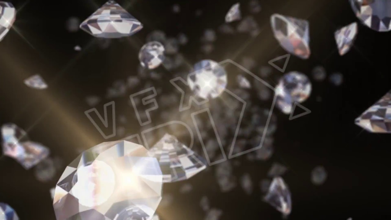 Diamonds Sparkling - Alpha Channel - Looped - YouTube