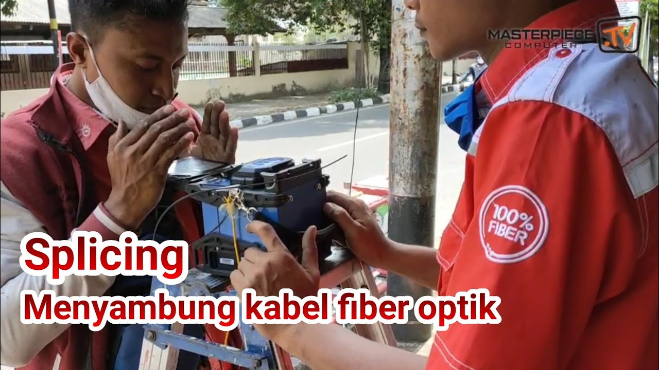 Tutorial penyambungan kabel fiber optik Indihome Telkom Speedy. splicing. - YouTube