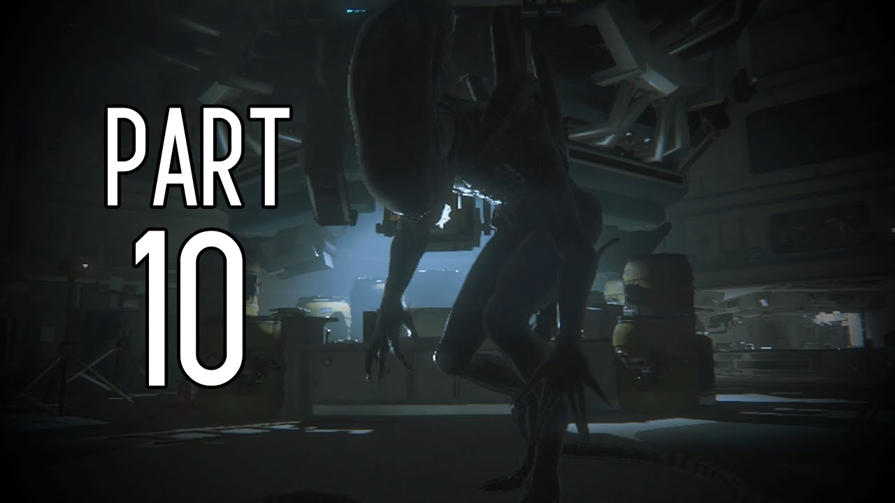 Alien Isolation Gameplay Walkthrough Part 10 - The Outbreak (PC) - YouTube