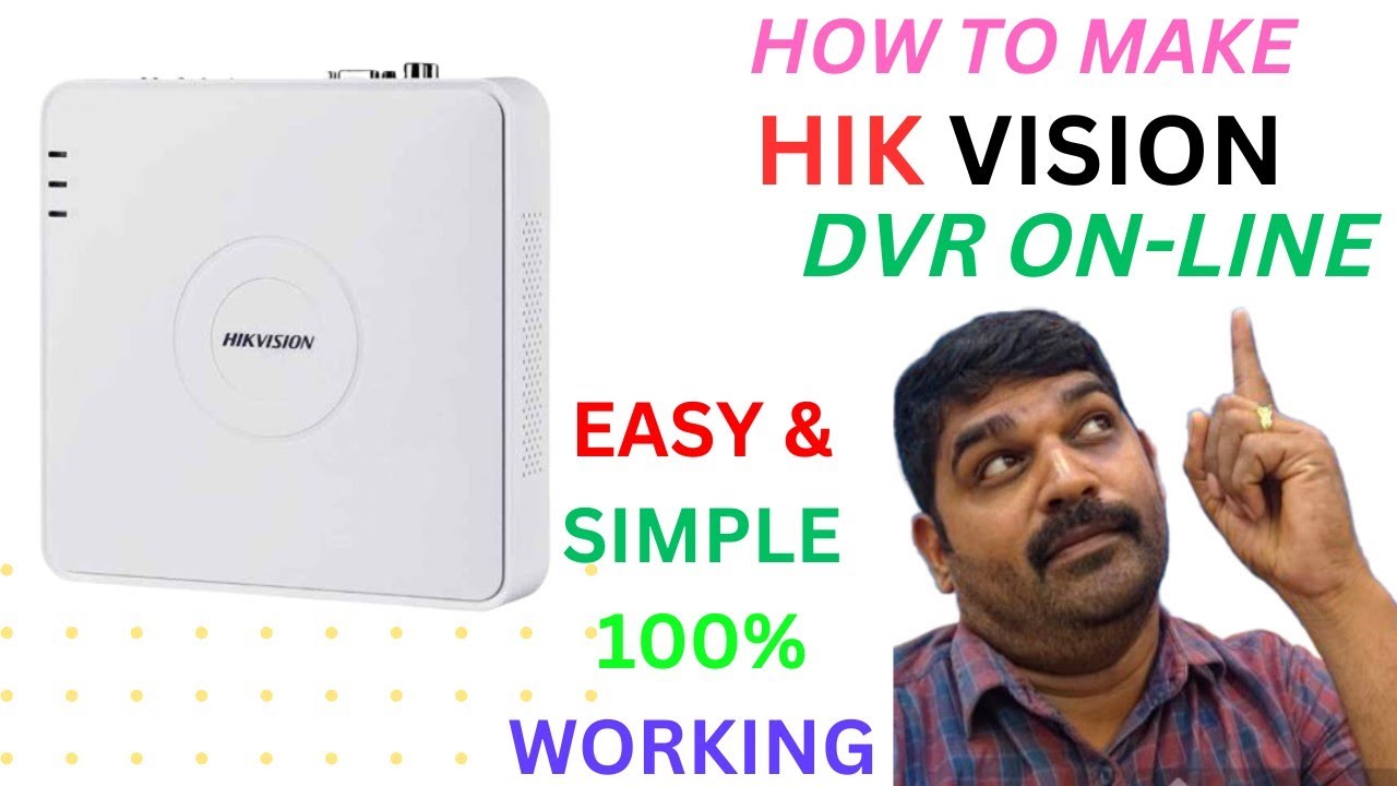 How to make ONLINE HIKVISION DVR step by step 100% working. #youtube ...