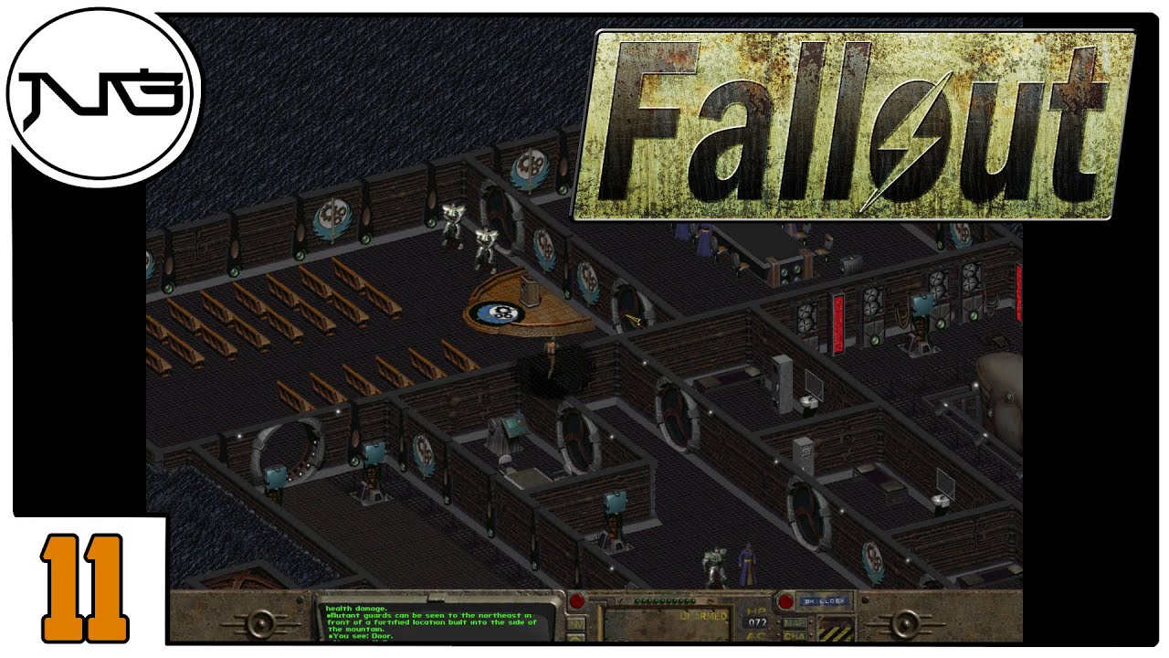 Fallout 1 - 11 - Mutant Military Base! - YouTube