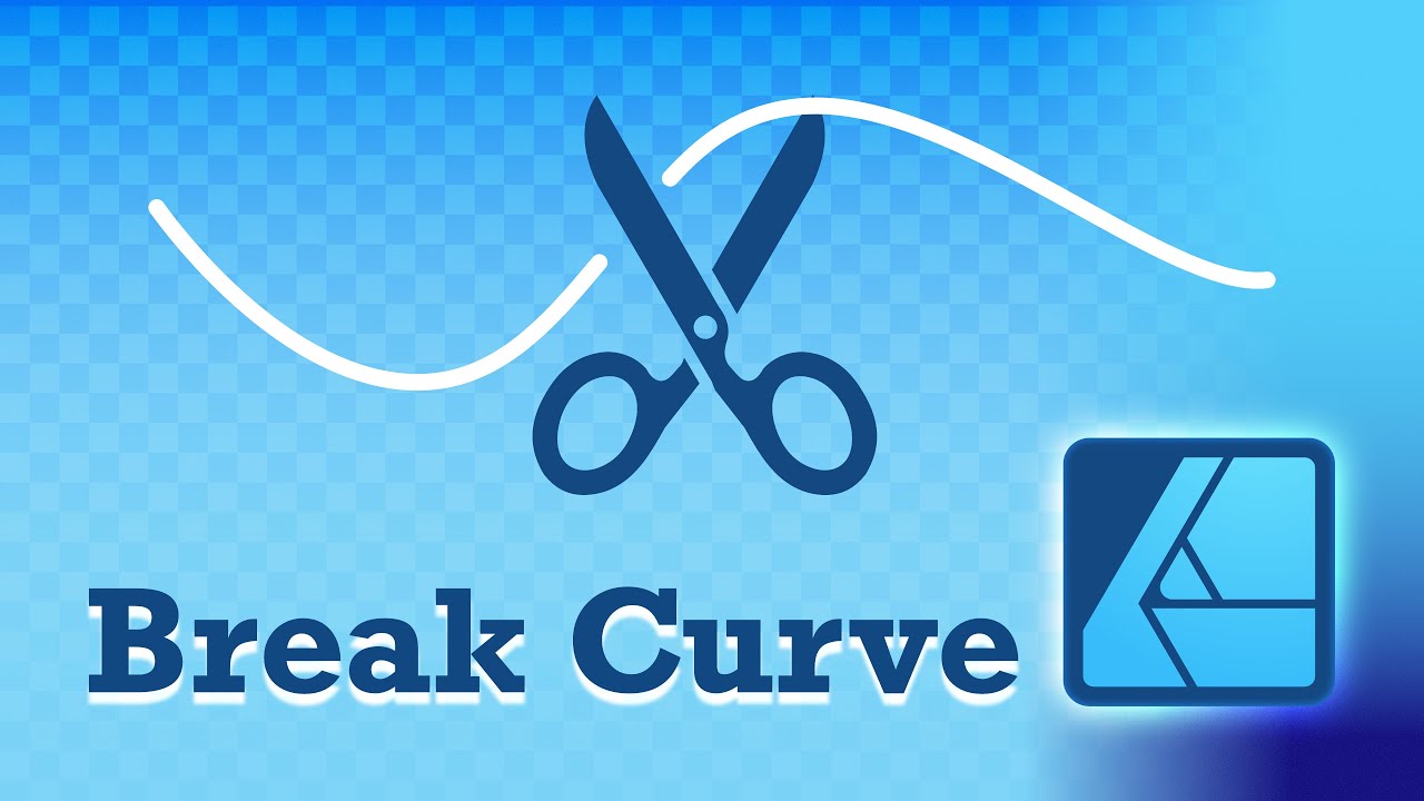 How to Brake Curve Line in Affinity Designer 2 - YouTube