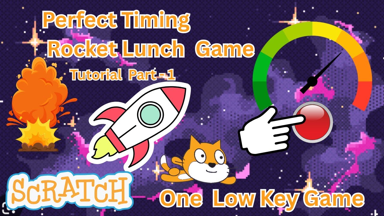 Scratch Tutorial: Rocket Launch Game (Click at the Perfect Time!) , making the power meter Part ...