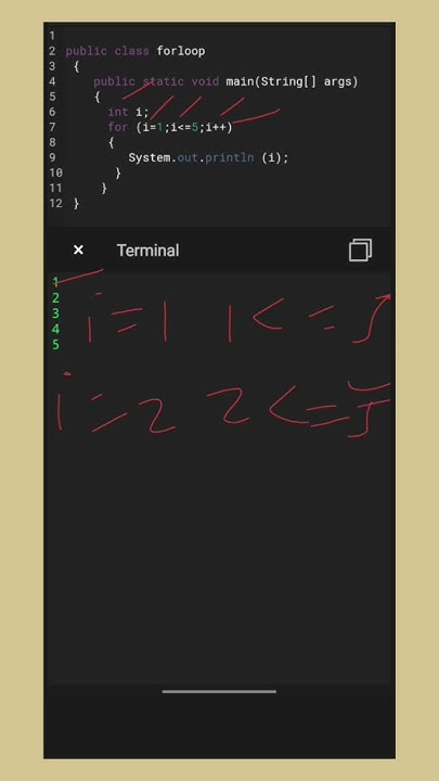 For Loop In Java Display First 5 Natural Numbers Shorts Viral Forloop Java Coding Youtube