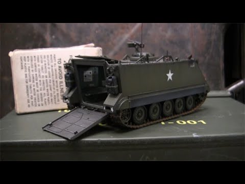 Vintage 1/35th scale Italeri m113a1 Armored Personnel Carrier - YouTube