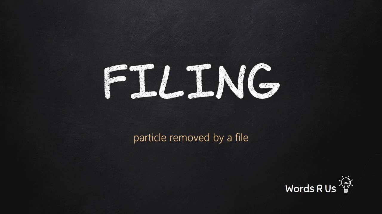 How to Pronounce FILING in American English - YouTube