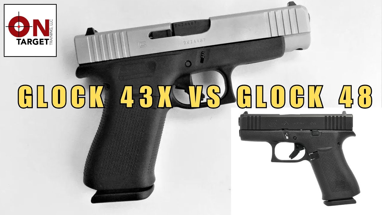 Glock 48 vs Glock 43X - YouTube