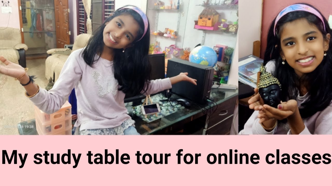 My Study table tour for Online Classes [in Tamil] - YouTube