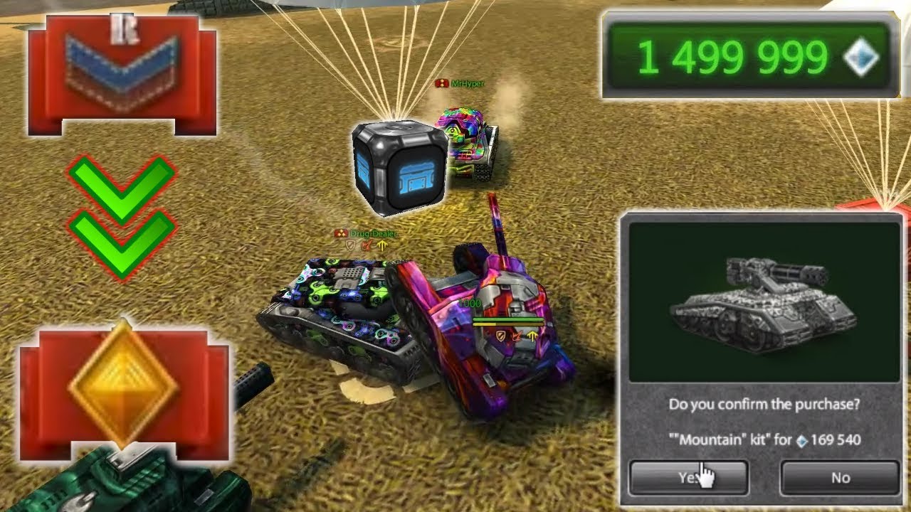 Tanki Online - New Road To Legend #1 "Xenon.TO" Buying "Mountain" Kit ...