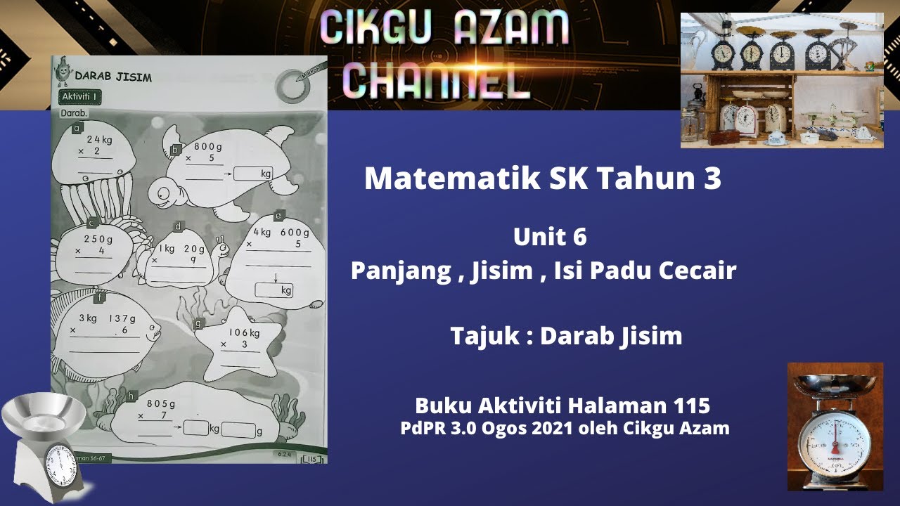 Darab Jisim , MT Tahun 3 - YouTube