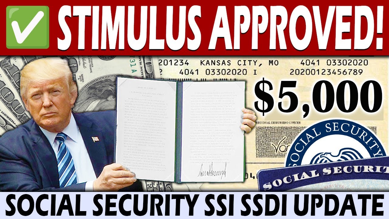 TRUMP DID IT! Social Security STIMULUS CHECK UPDATE | SSA, SSI, SSDI ...