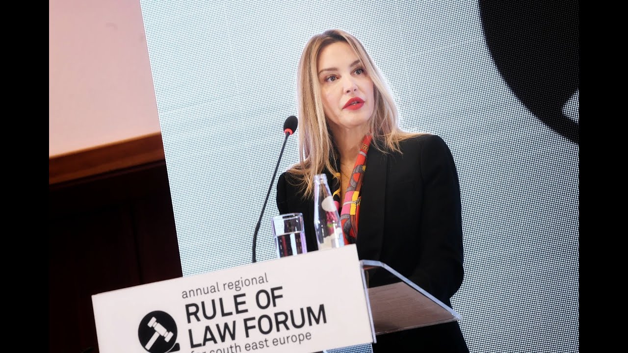 Rule Of Law Forum 2022 - Opening Speech by Biljana Braithwaite - YouTube