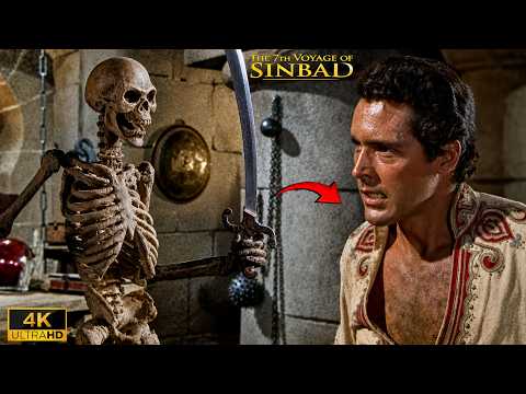 Sinbad Faces a Living Skeleton | The 7th Voyage of Sinbad (1958)