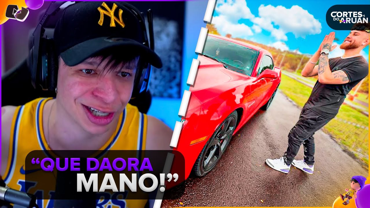 ARUAN REAGE: ESSE É MEU CARRO NOVO !! 😍🙏🏻 (FELIPE CORONADO) - Cortes do ...