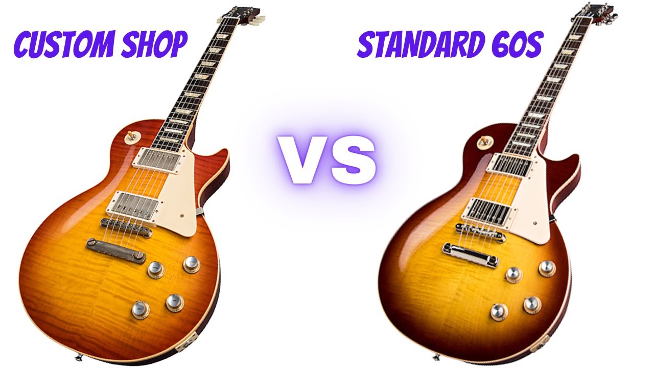 Gibson Les Paul Custom Shop 1960 vs Standard 60s - YouTube