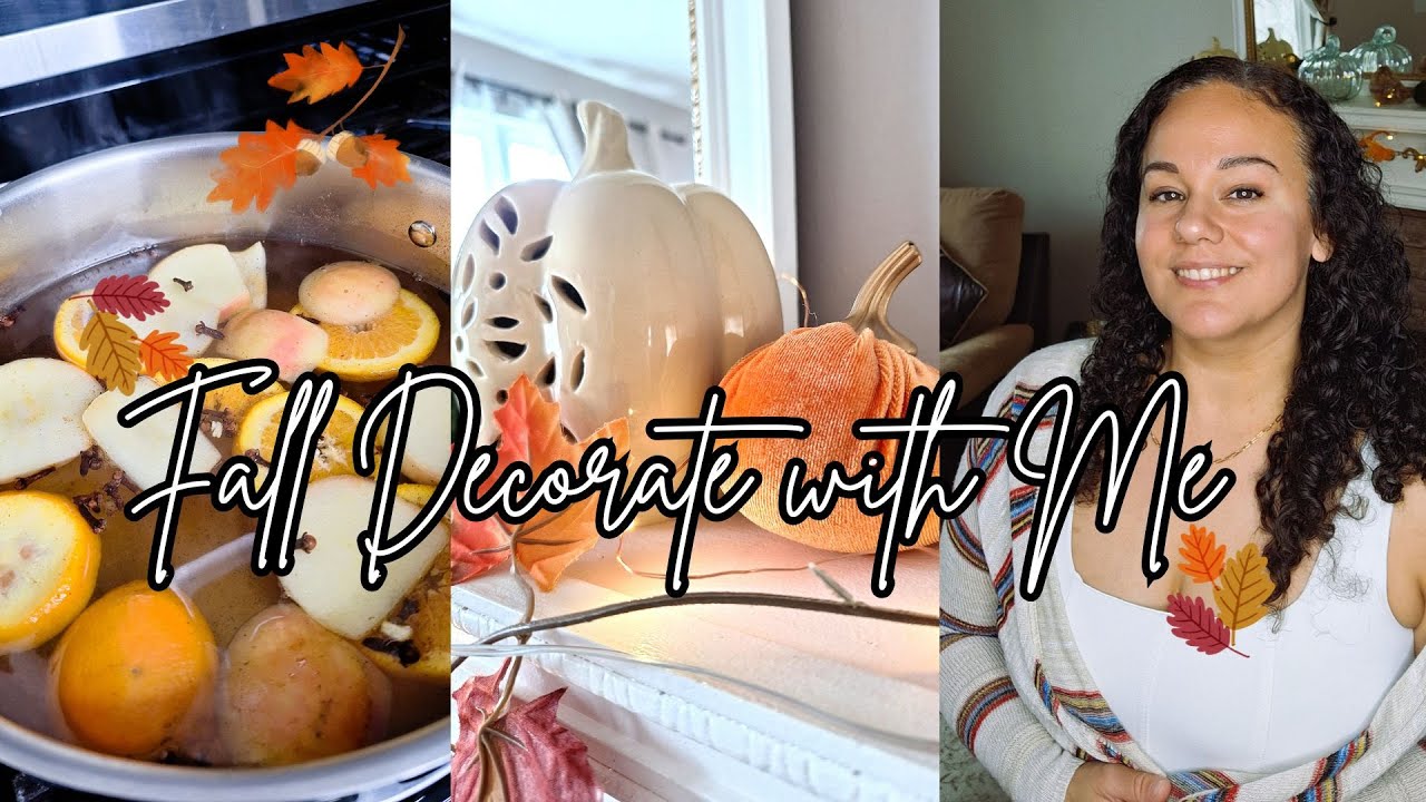 🍂FALL DECORATE WITH ME | COZY FALL DECORATING - YouTube