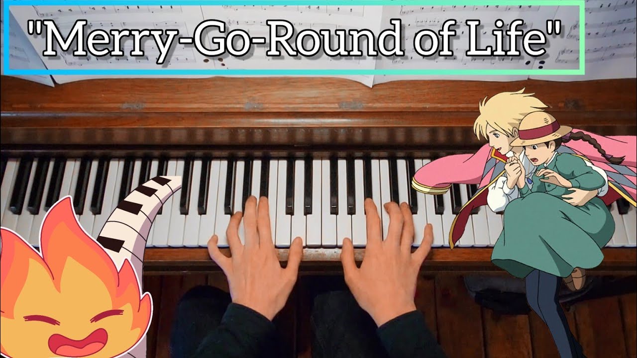 "Merry-Go-Round of Life" Piano Cover (from Howl's Moving Castle) - YouTube