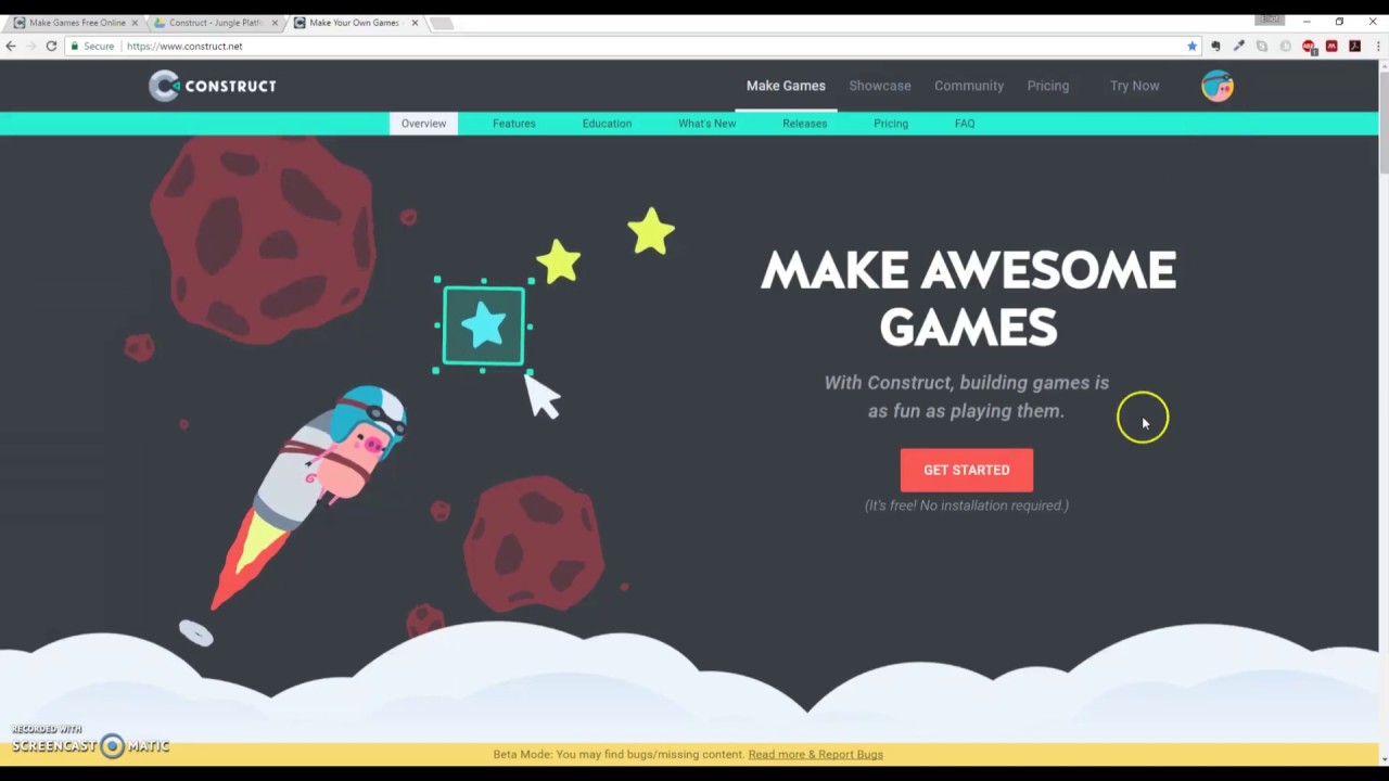 Getting Started on a 2D Platformer Game and its Tiled Background in ...