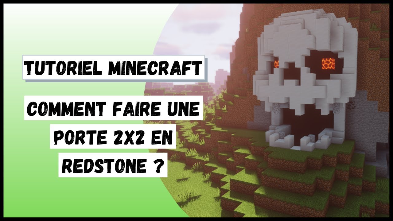 TUTO MINECRAFT : Porte 2x2 en redstone ! - YouTube