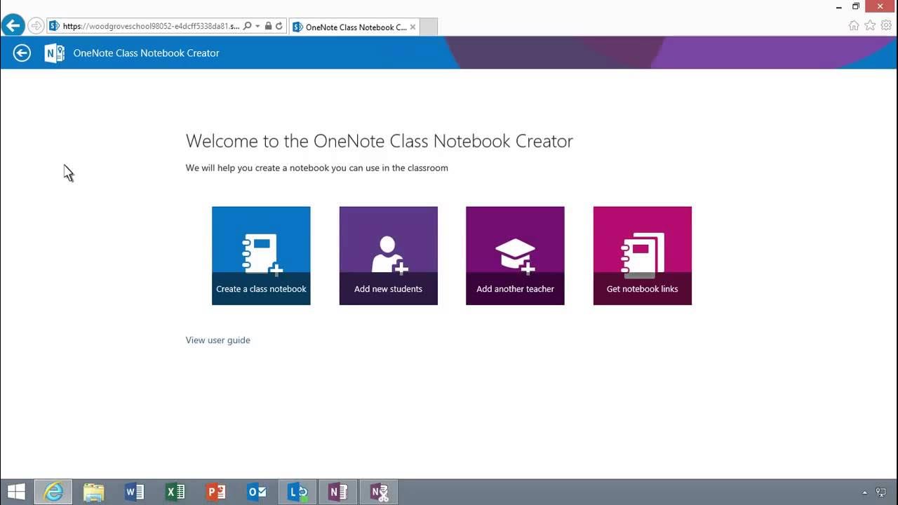 Teachers Get Started with OneNote Class Notebook Creator - YouTube
