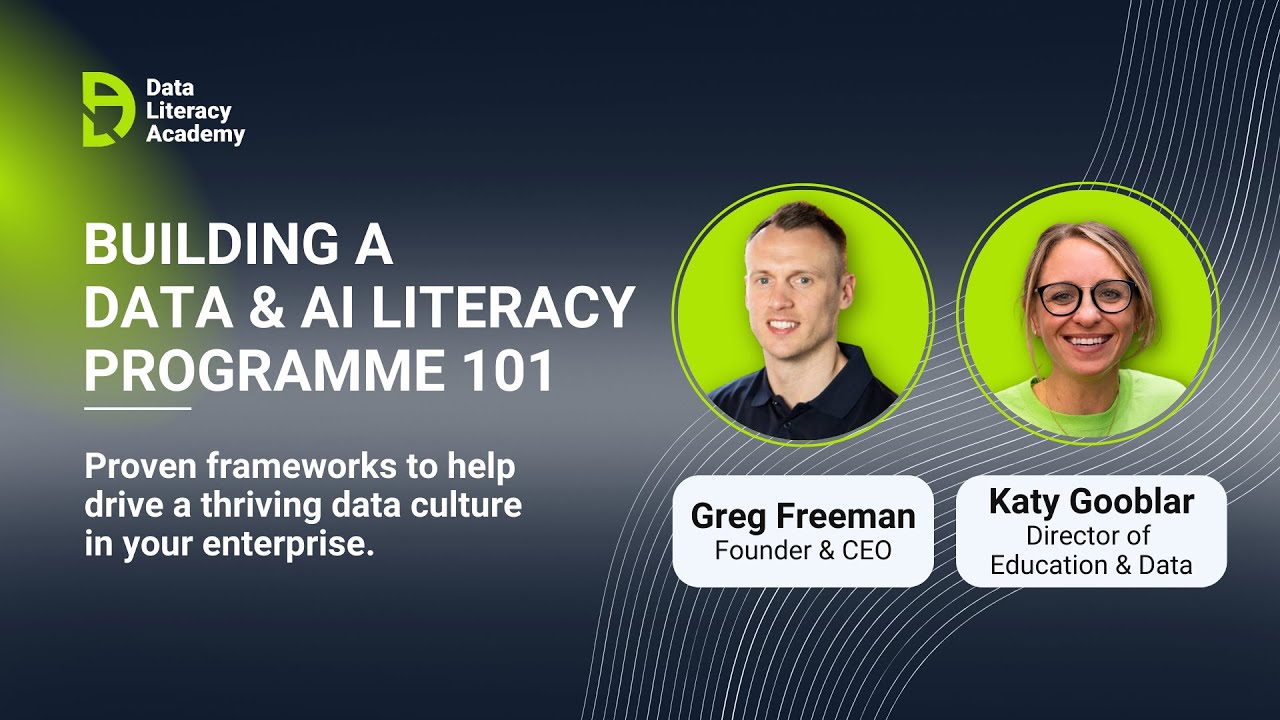 Building a Data and AI Literacy Programme 101 - YouTube
