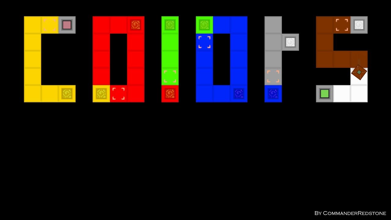 Colors - Minecraft Puzzle Map, Sequel to Gray! | 1.11-1.12 - YouTube