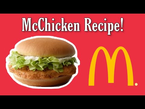 How to make McDonald's McChicken Burger at HOME - YouTube