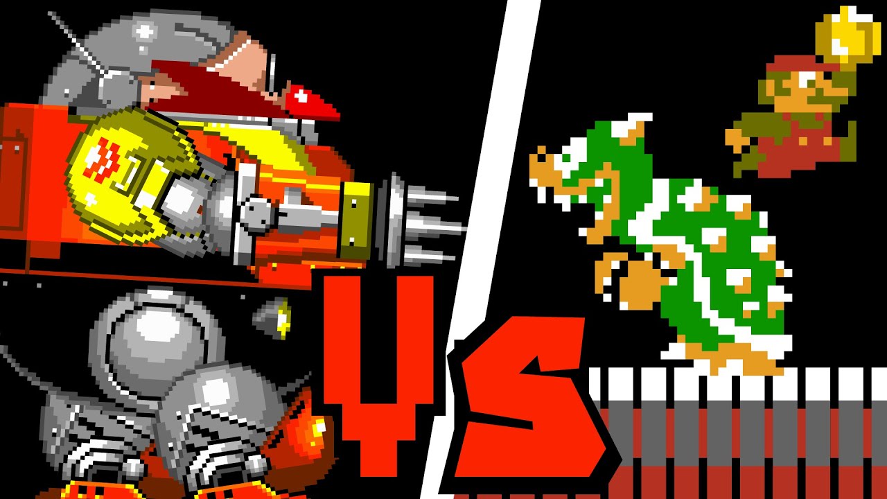 Death Egg Robot VS Bowser [Super Mario Bros. X Sonic the hedgehog ...
