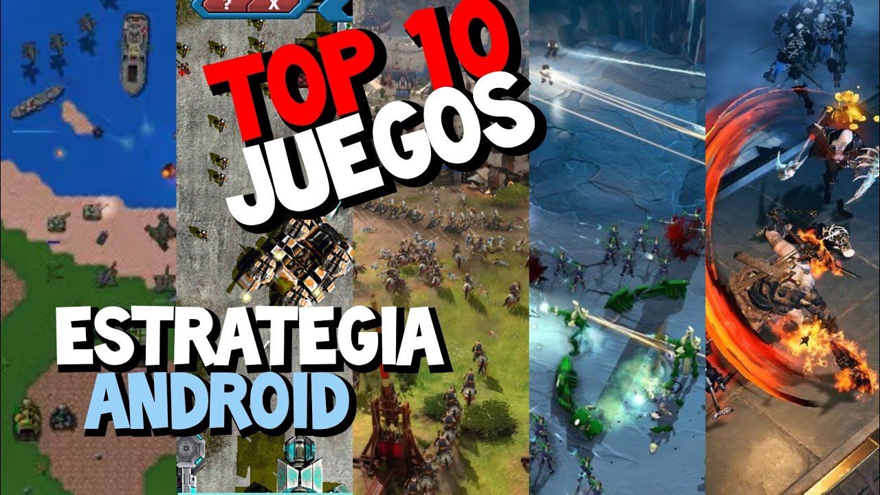 TOP 10 Mejores Juegos De Estrategia Para Android - YouTube