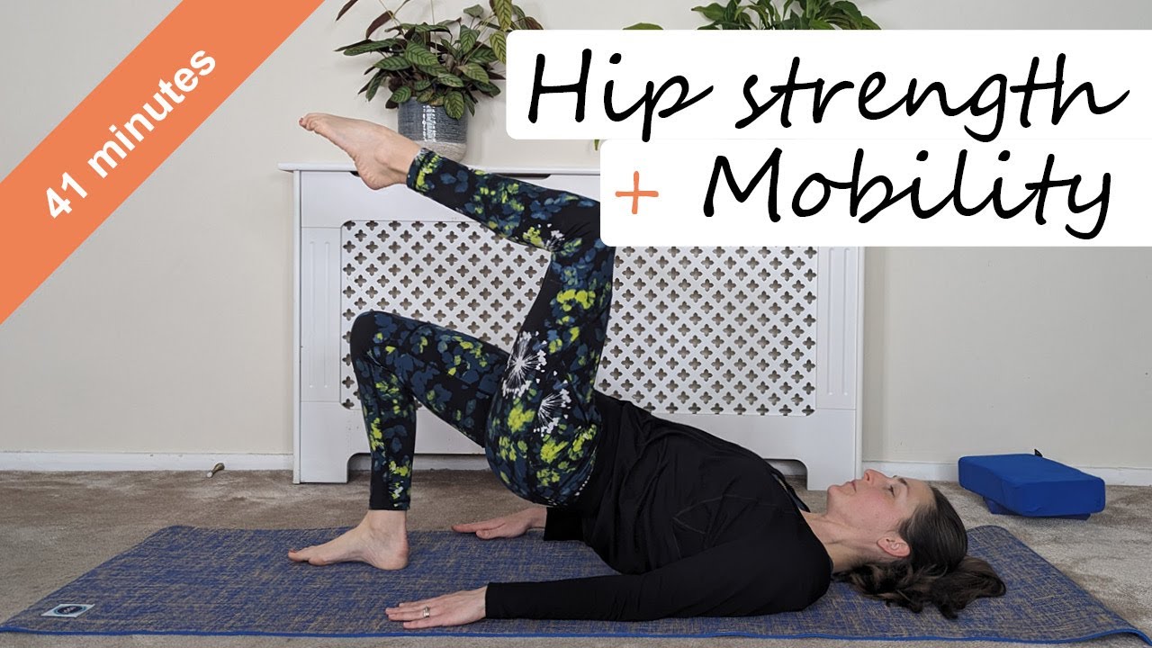 Hip strength and mobility Pilates class | Pilates Live - YouTube