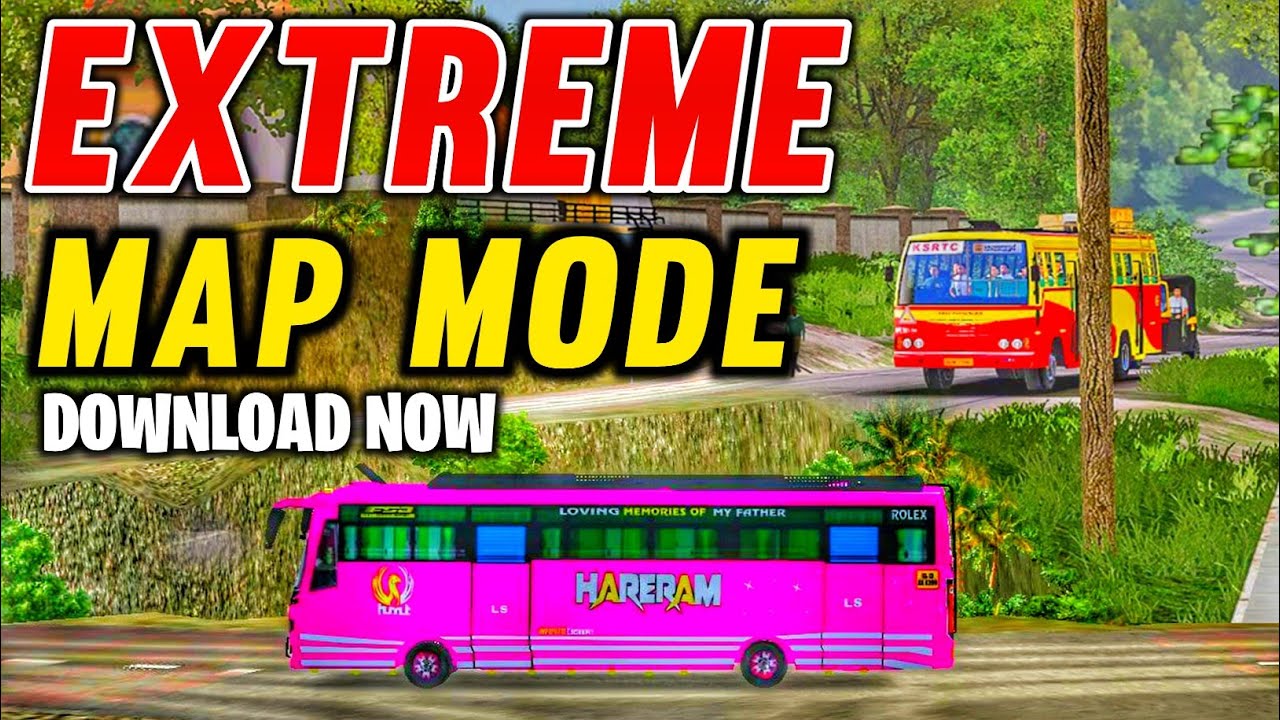 EXTREME MAP MODE RELEASED BUS SIMULATOR INDONESIA - YouTube