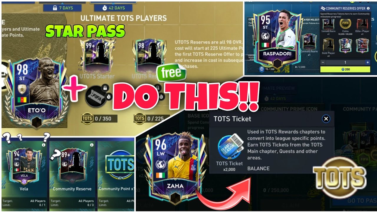 DO THIS!! THINGS TO DO IN TOTS FIFA MOBILE 22 | UTOTS FIFA MOBILE 22 ...