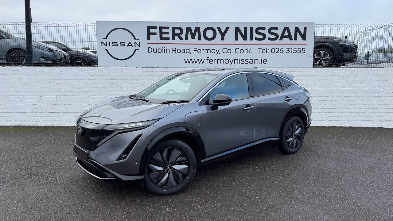 Nissan Ariya EVOLVE Gunmetal Grey - YouTube
