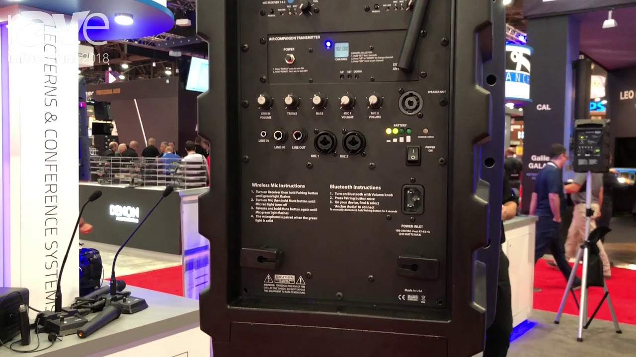 InfoComm 2018: Anchor Audio Adds Lithium Ion Battery, AnchorLink ...
