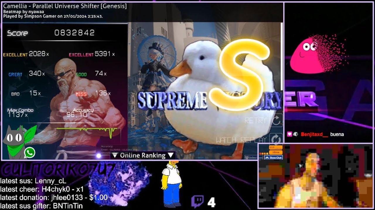 6.97★ Camellia - Parallel Universe Shifter (Genesis) 832K 96.10%! - YouTube