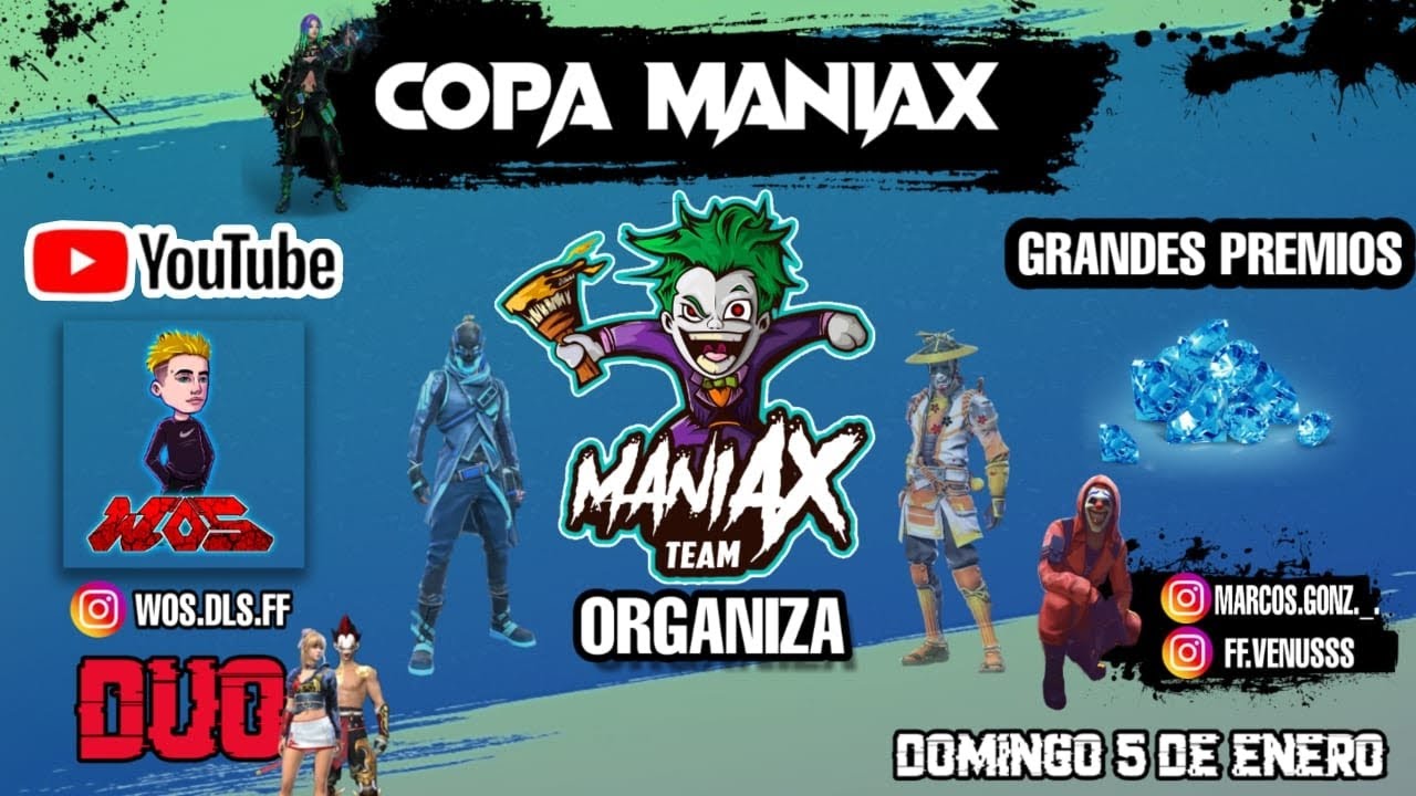 TORNEO TEAM MANIAX | 💎💎💎 | DUO | EN DIRECTO⛔ - YouTube