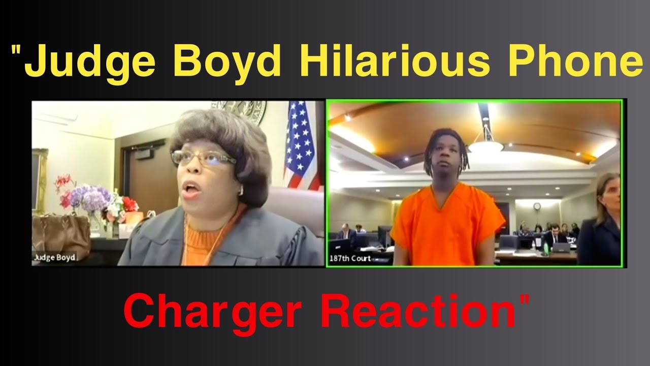 Judge Boyd HILARIOUS phone charger REACTION - YouTube