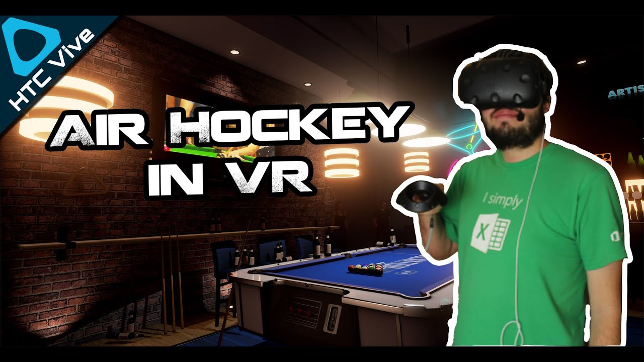 AIR HOCKEY in VR | Pool Nation VR Beta | HTC Vive Gameplay - YouTube