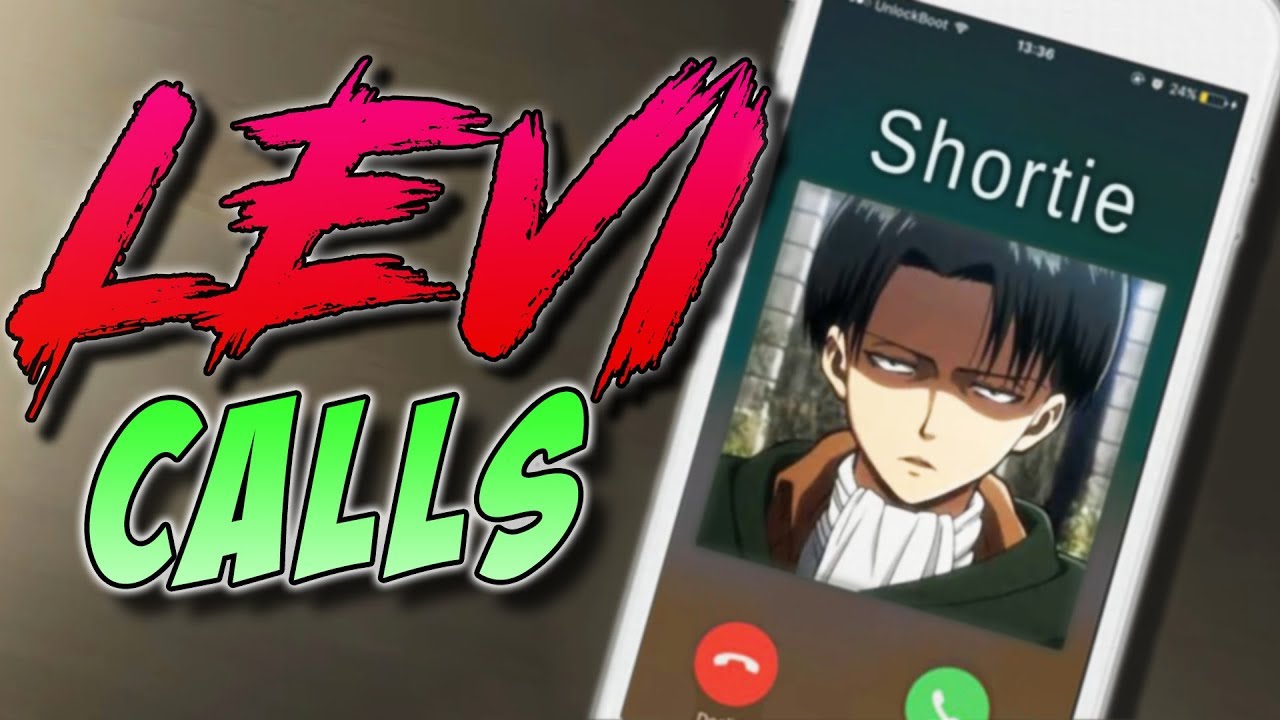ANGRY LEVI!? - Levi's Attack On Titan Fan Calls - YouTube