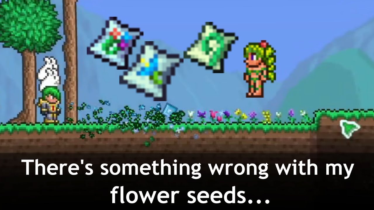 Terraria flower seeds have these weird rules to follow... - YouTube