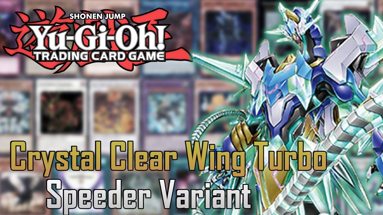Yu-Gi-Oh! Crystal Clear Wing Synchro Dragon Turbo Junk Speeder Synchron ...