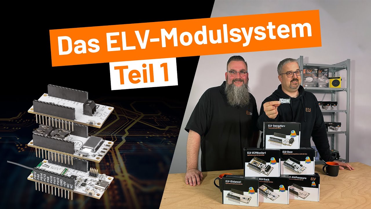 Das ELV-Modulsystem Teil 1 - Funk Basismodul für LoRaWAN - ELV stellt vor! - YouTube