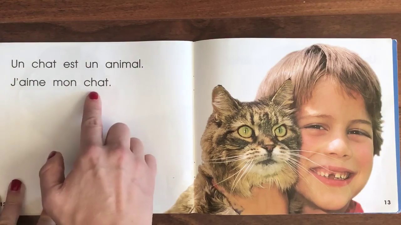 Nos animaux - French home reading - YouTube