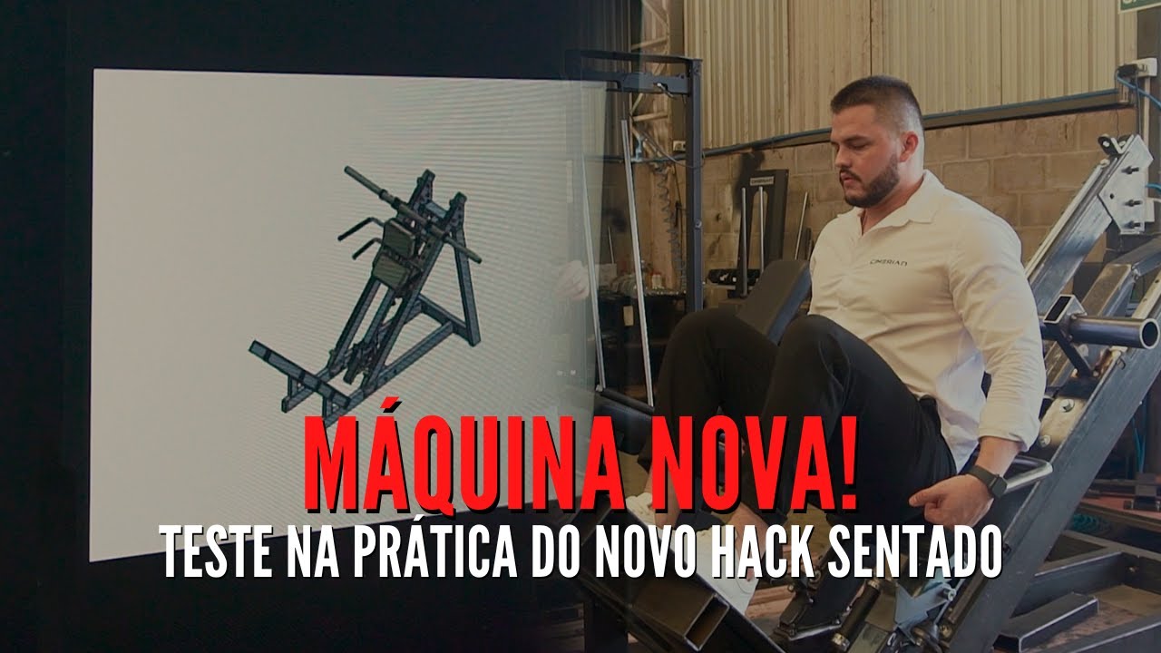 Máquina nova! Teste na prática do novo hack sentado. - YouTube
