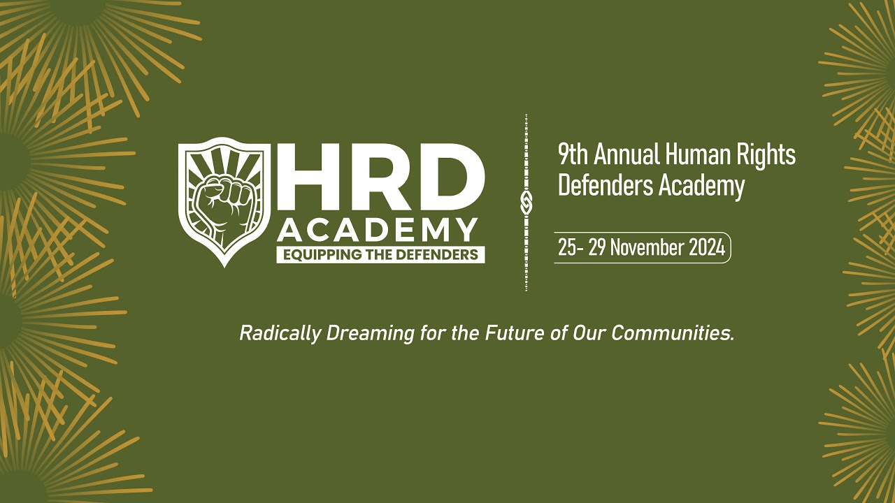 9TH Annual Human Rights Defenders Academy. - YouTube