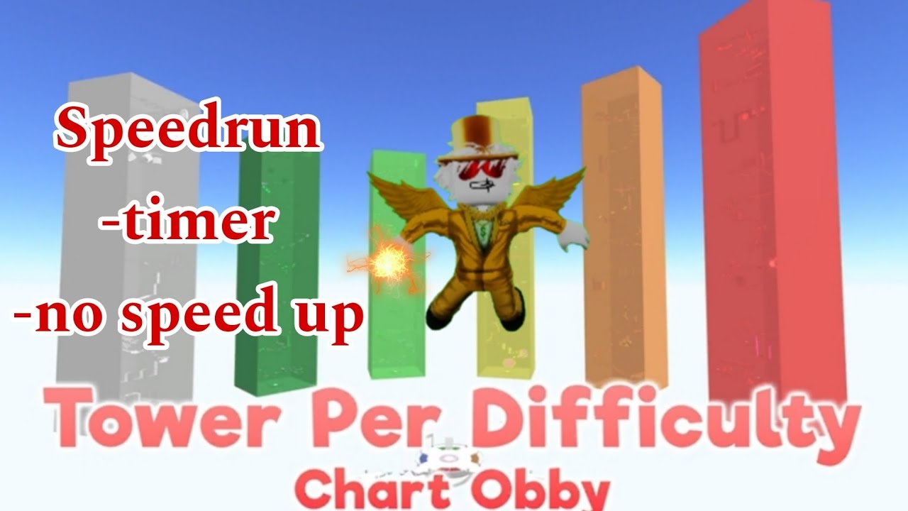 Roblox [Tower Per Difficulty Chart obby] speedrun (part 1) - YouTube