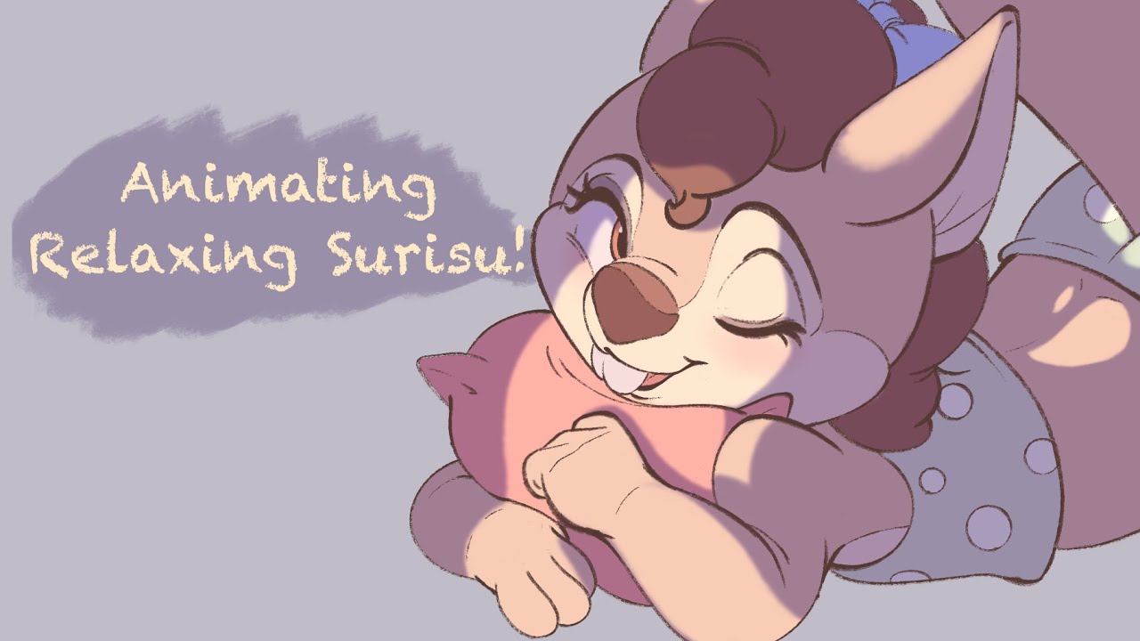 Procreate animation timelapse "Relaxing Surisu" - YouTube