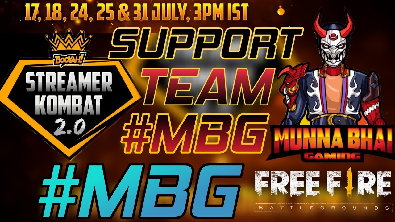 BOOYAH STREAMERS BATTLE LIVE - Free Fire Live - Garena Free Fire - Free ...