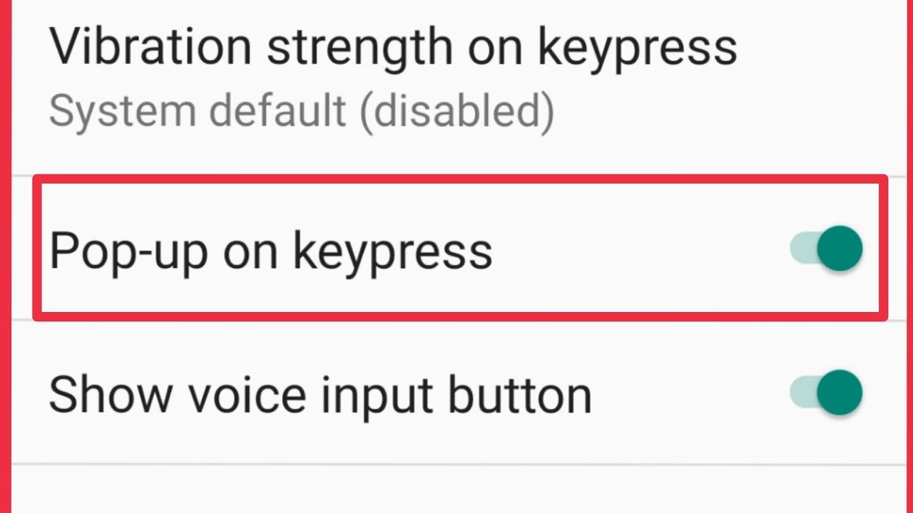 How To Enable Pop-up on Keypress in Google Indic Keyboard - YouTube